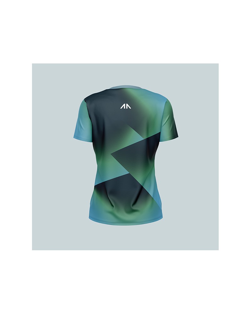 T-SHIRT FEMME | AGURA LOGO. BLUE